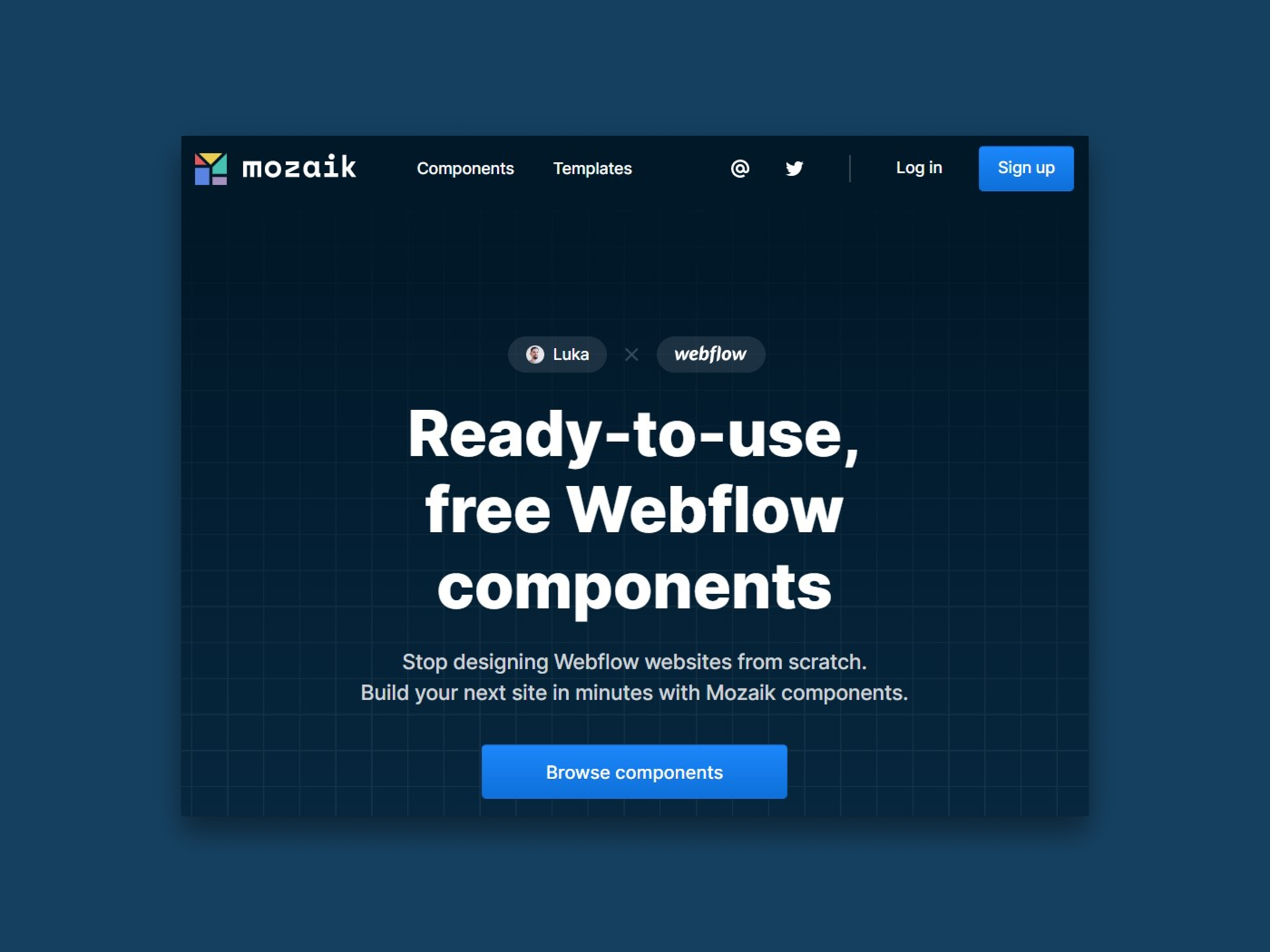 Mozaik - Webflow components library