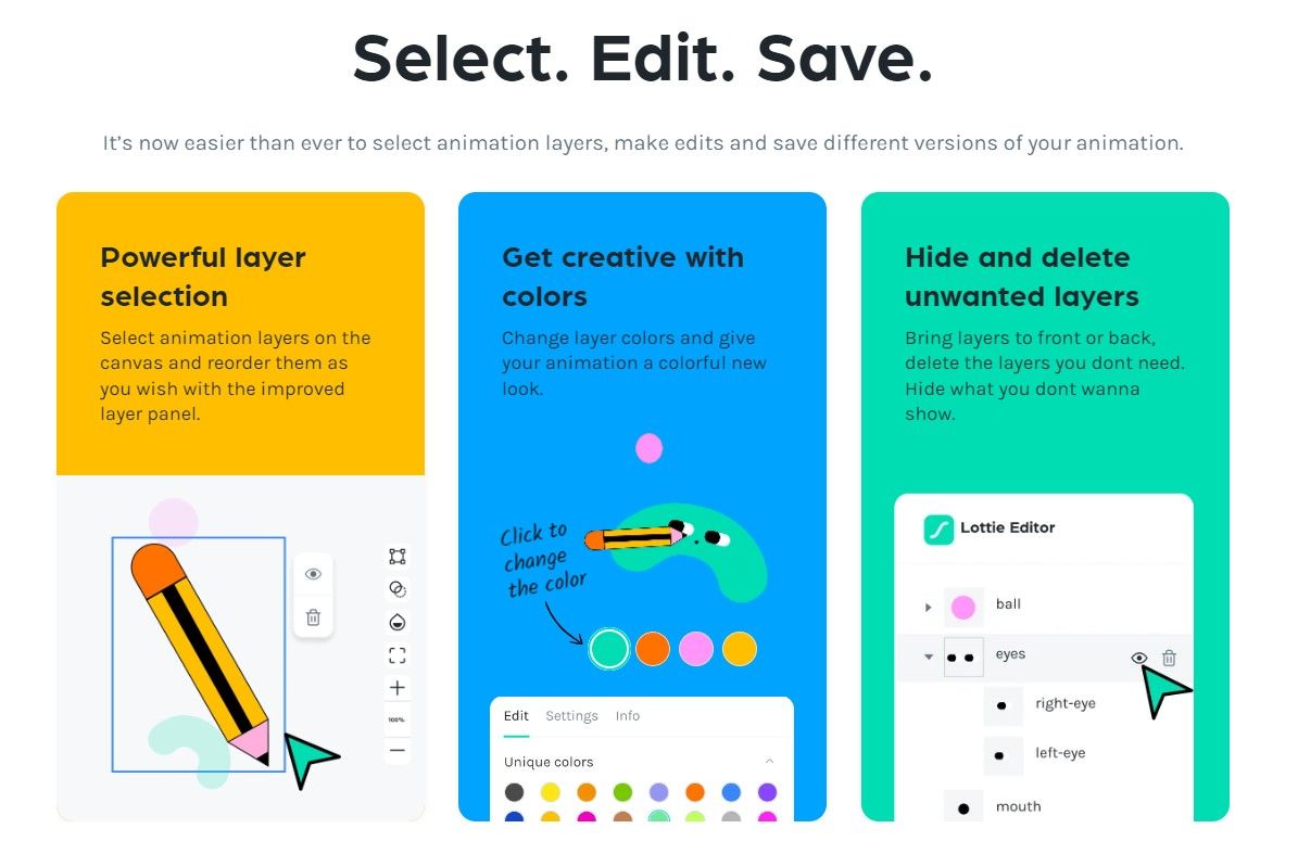 Lottie Editor - The easiest way to edit Lottie animations