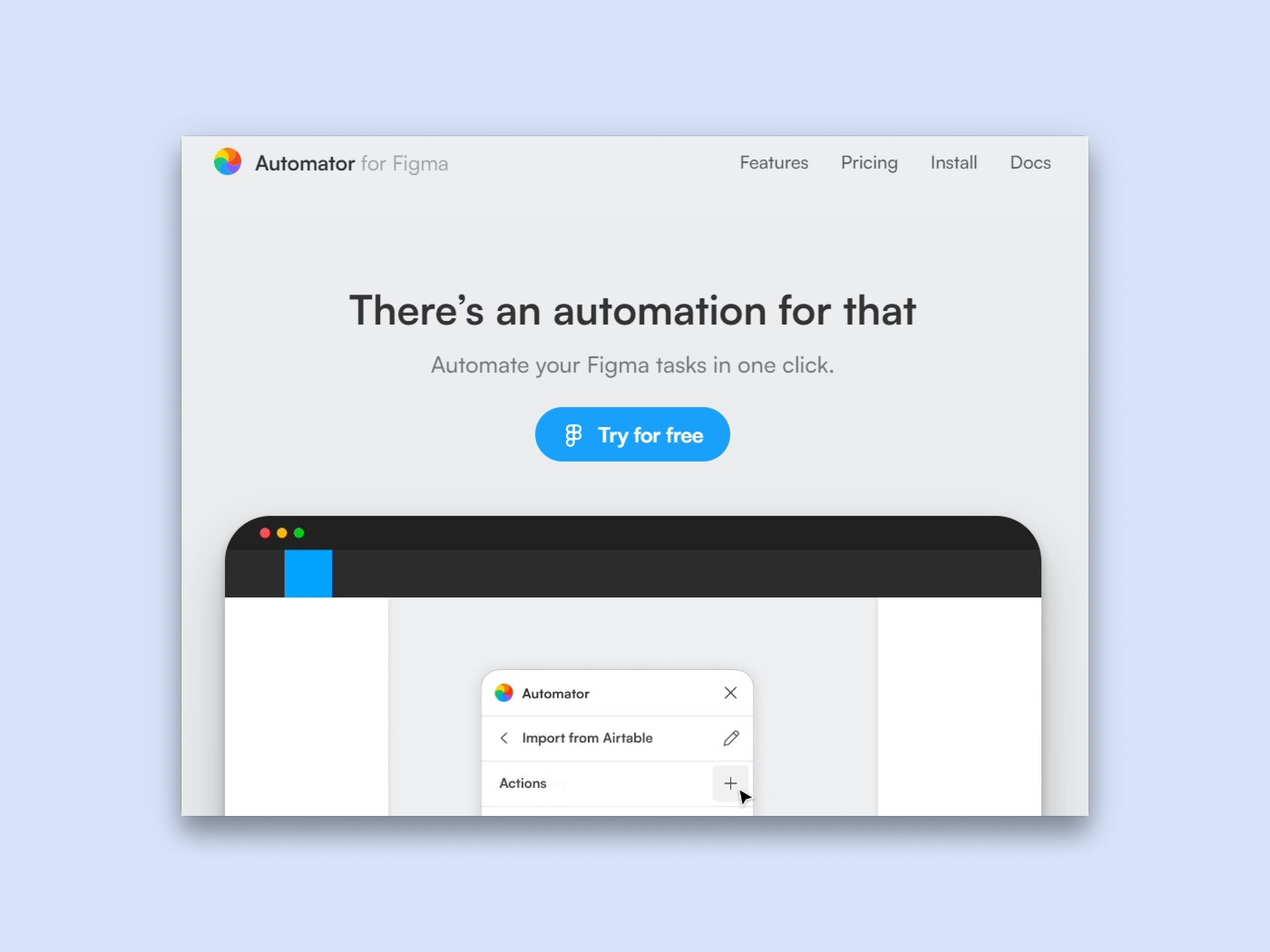 Automator - Automate your Figma tasks