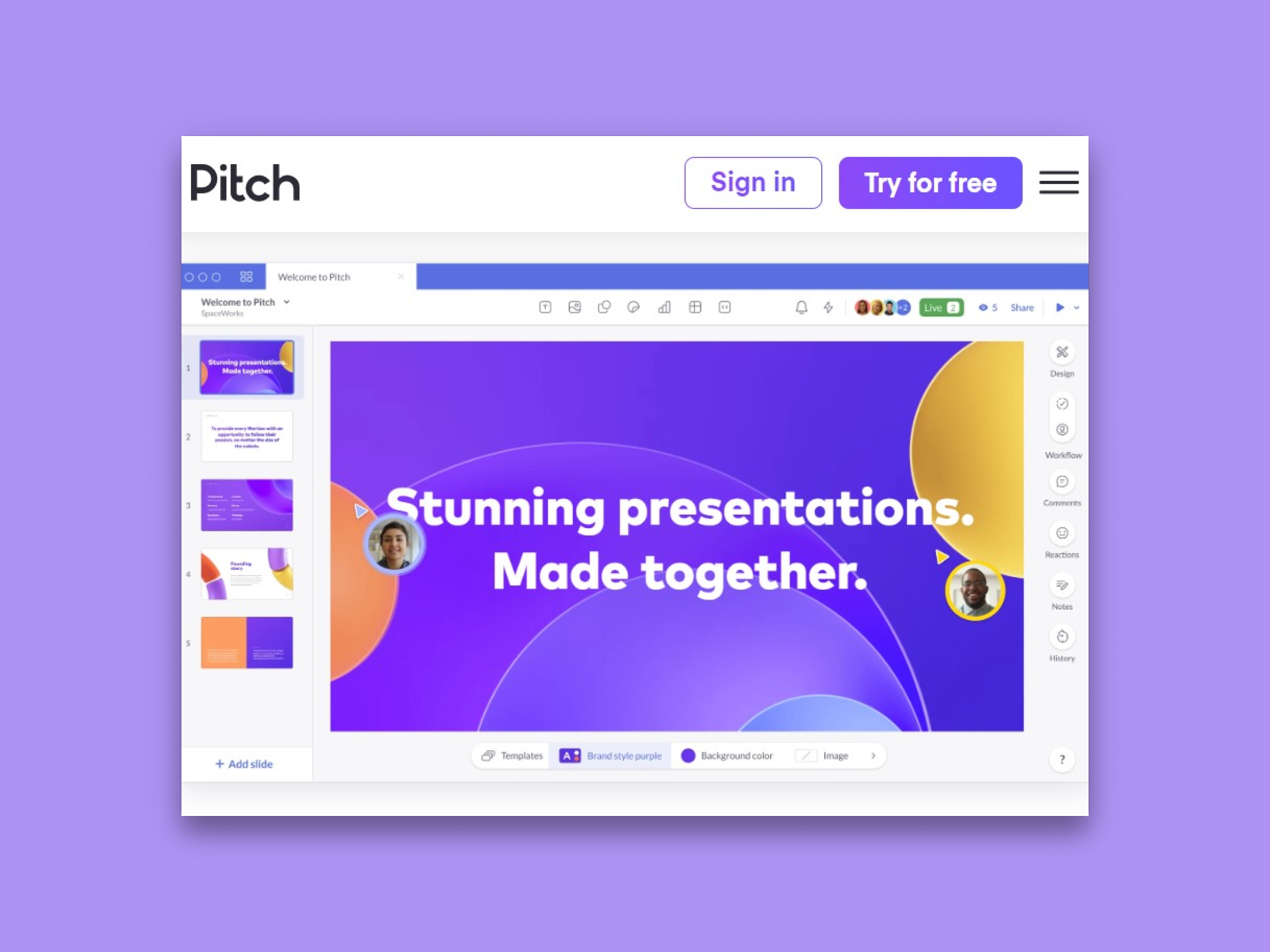 Recordings With Pitch Turn Presentations Into Video Narratives