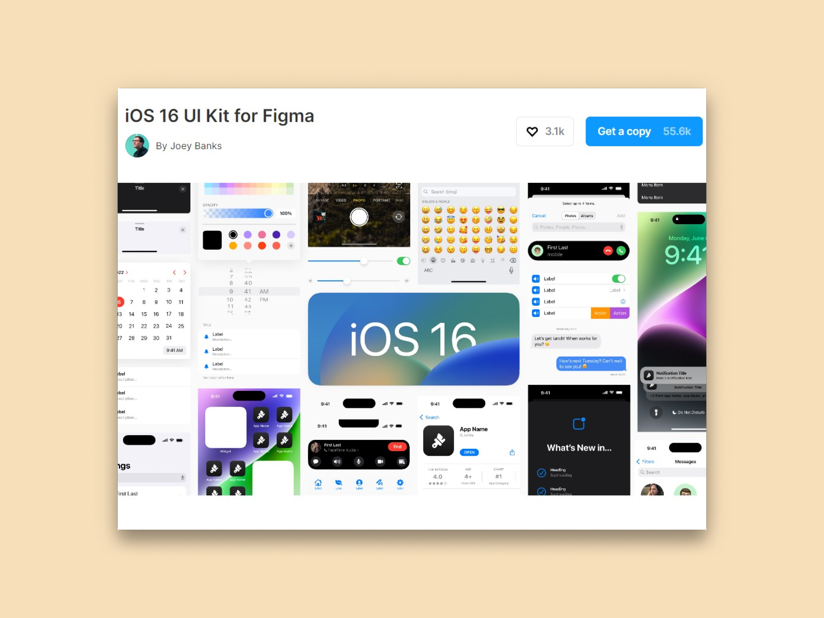 iOS 16 UI Kit for Figma - Design beautiful iOS interfaces | Prototypr Toolbox