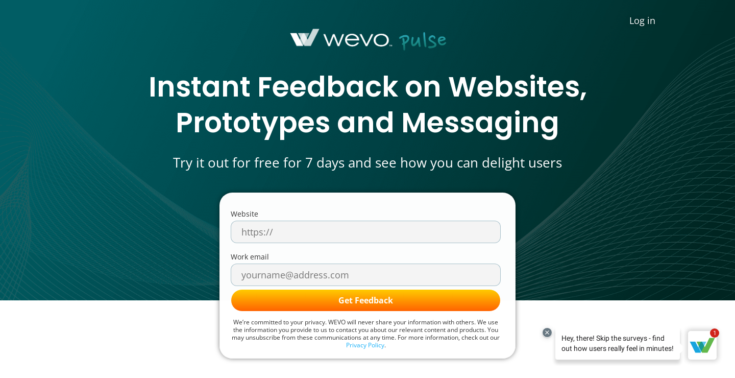 Pulse AI by Wevo - UX analysis | Prototypr Toolbox