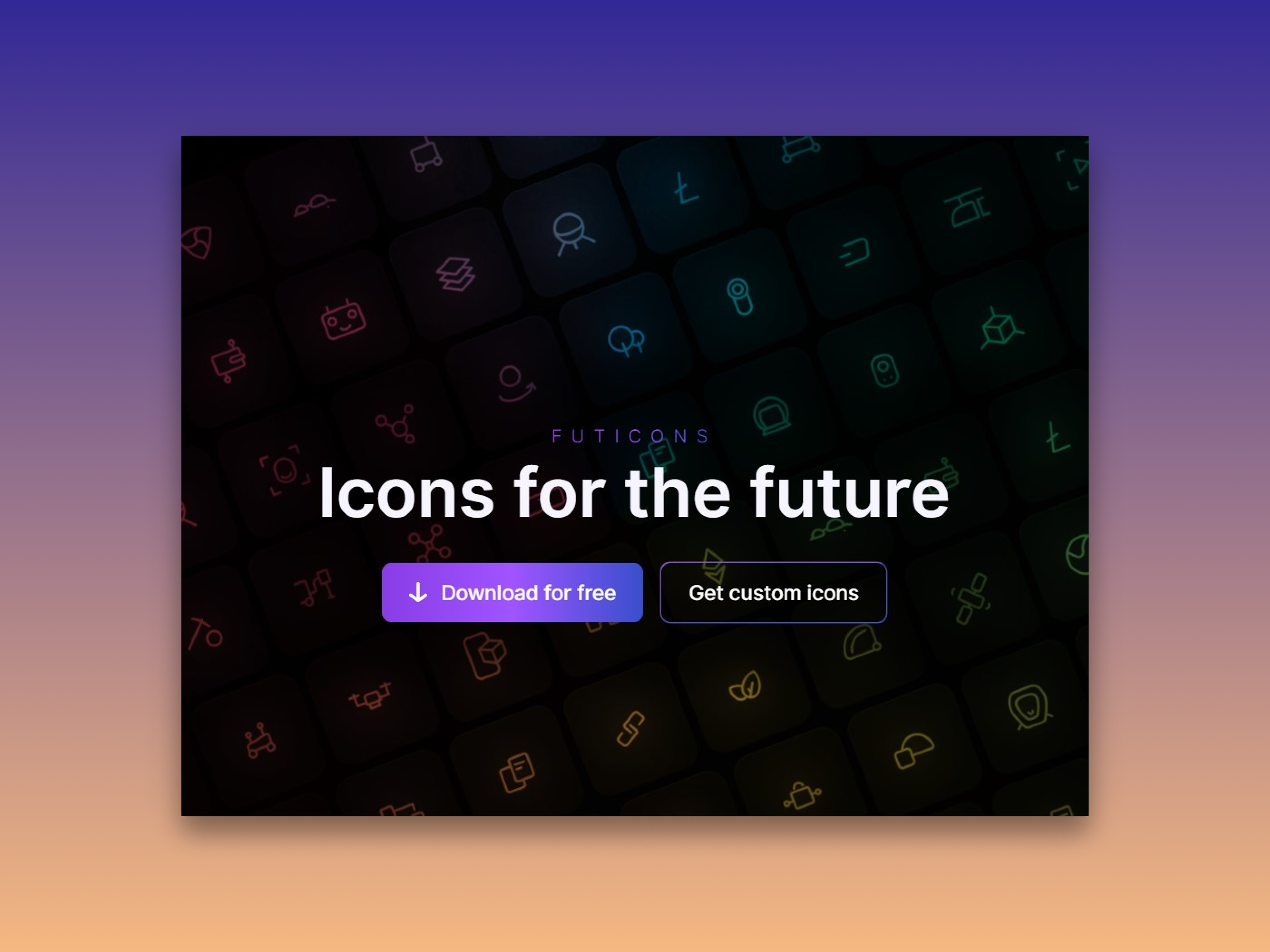 Futicons - An icon pack for the future