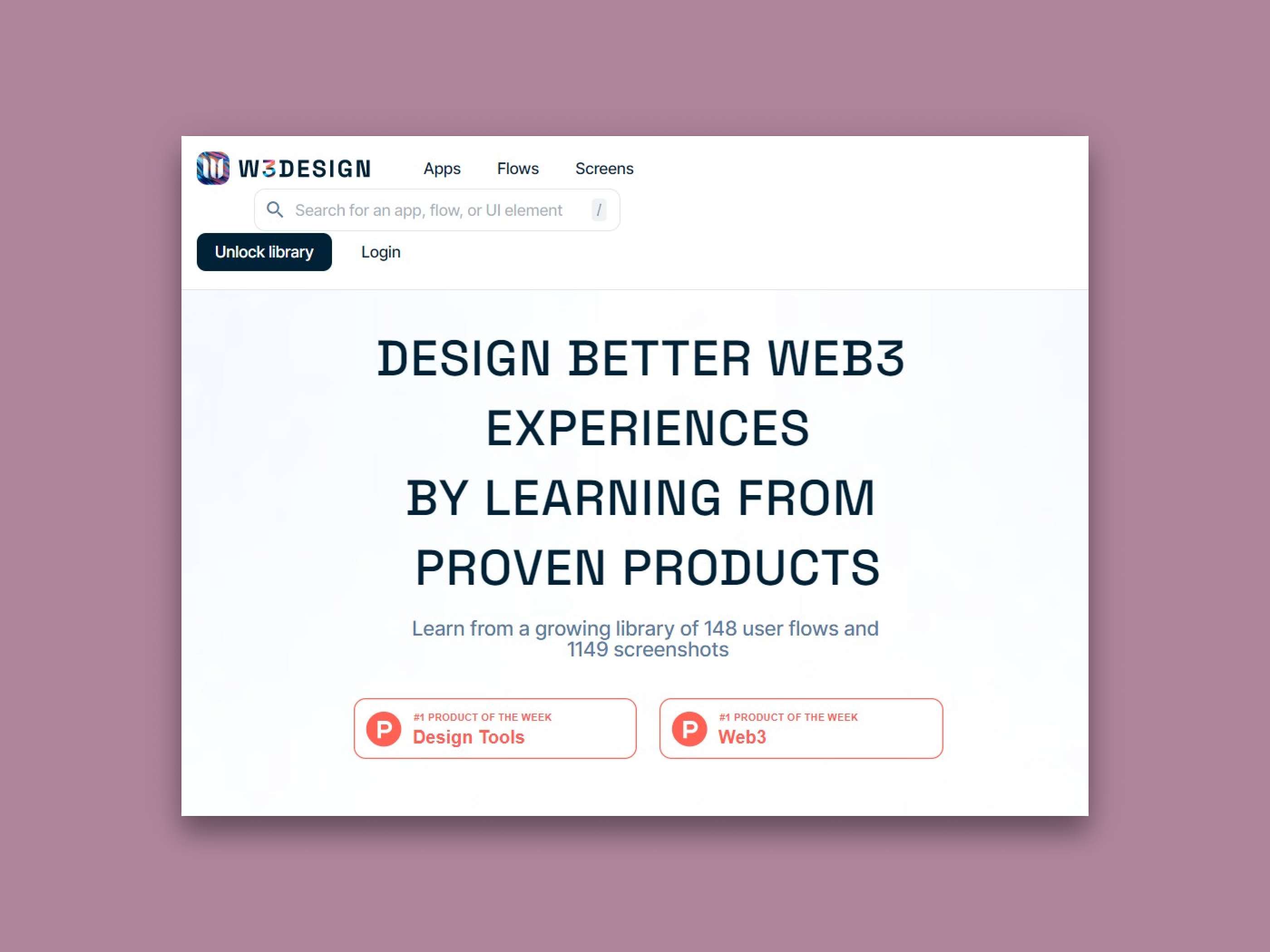 W3Design - A Web3 Design Pattern Library