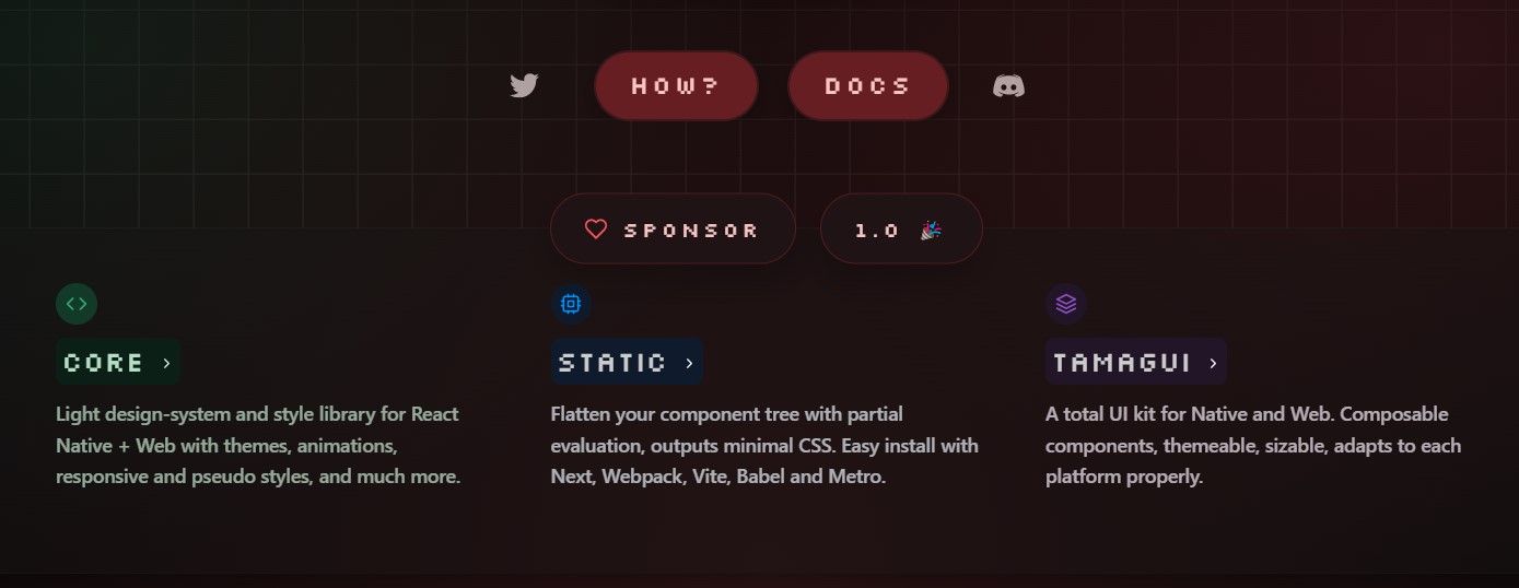 Tamagui - UI that compiles for React Native & Web Tamagui - UI that compiles for React Native & Web