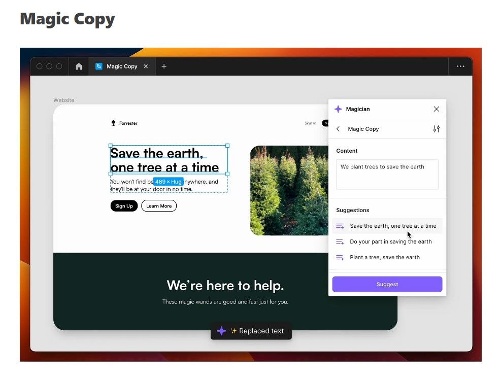 Magician - AI-powered Figma plugin