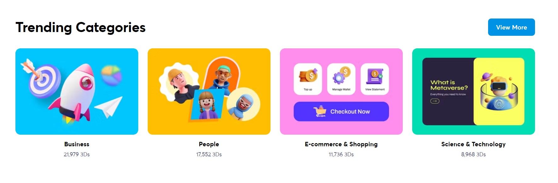 3D illustrations - Over 141,000 customizable illustration assets