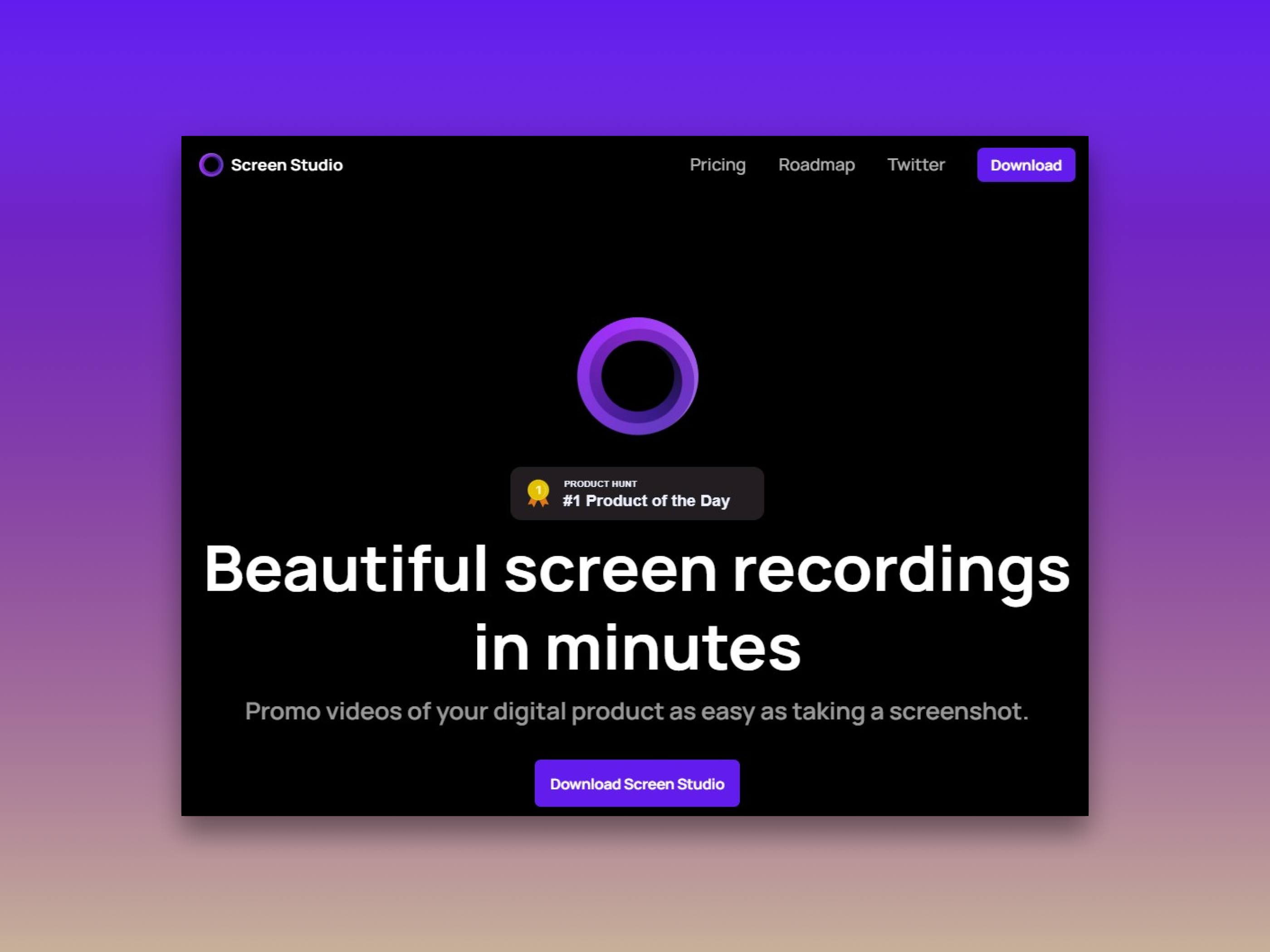 Screen Studio - Beautiful screen recordings in minutes