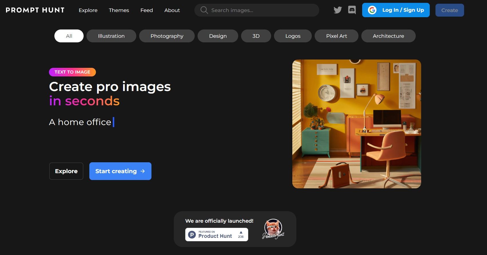 Prompt Hunt - Easily create art with AI