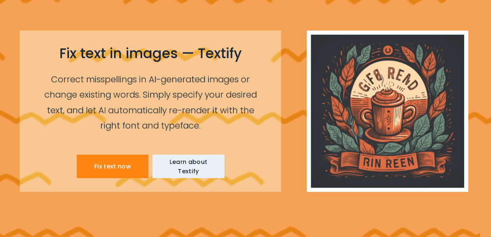 Textify – fix or replace text in images with AI | Prototypr Toolbox