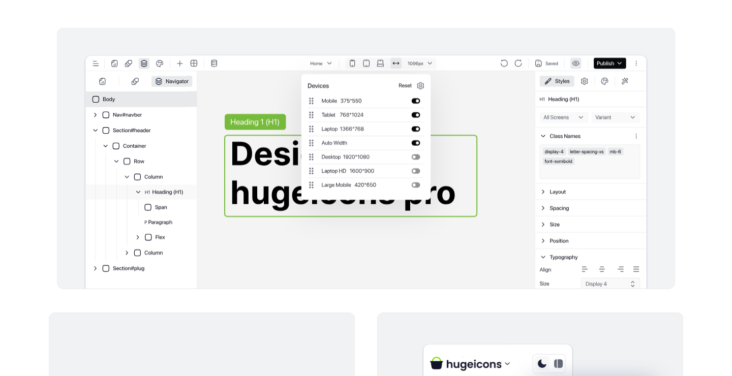 Hugeicons Pro | 27,000+ Beautiful Icons