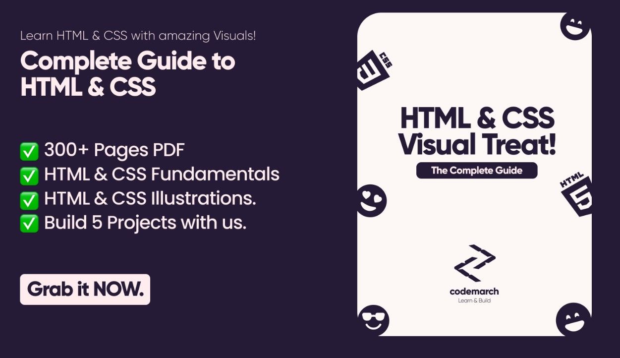 Html And Css Visual Treat An E Book To Learn Html And Css Visually