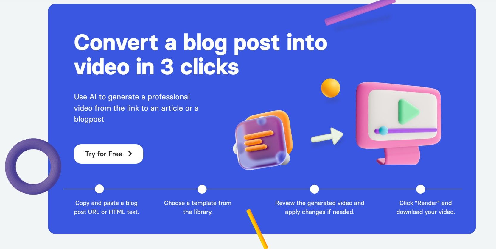 Elai.io - Turn articles into videos with humans
