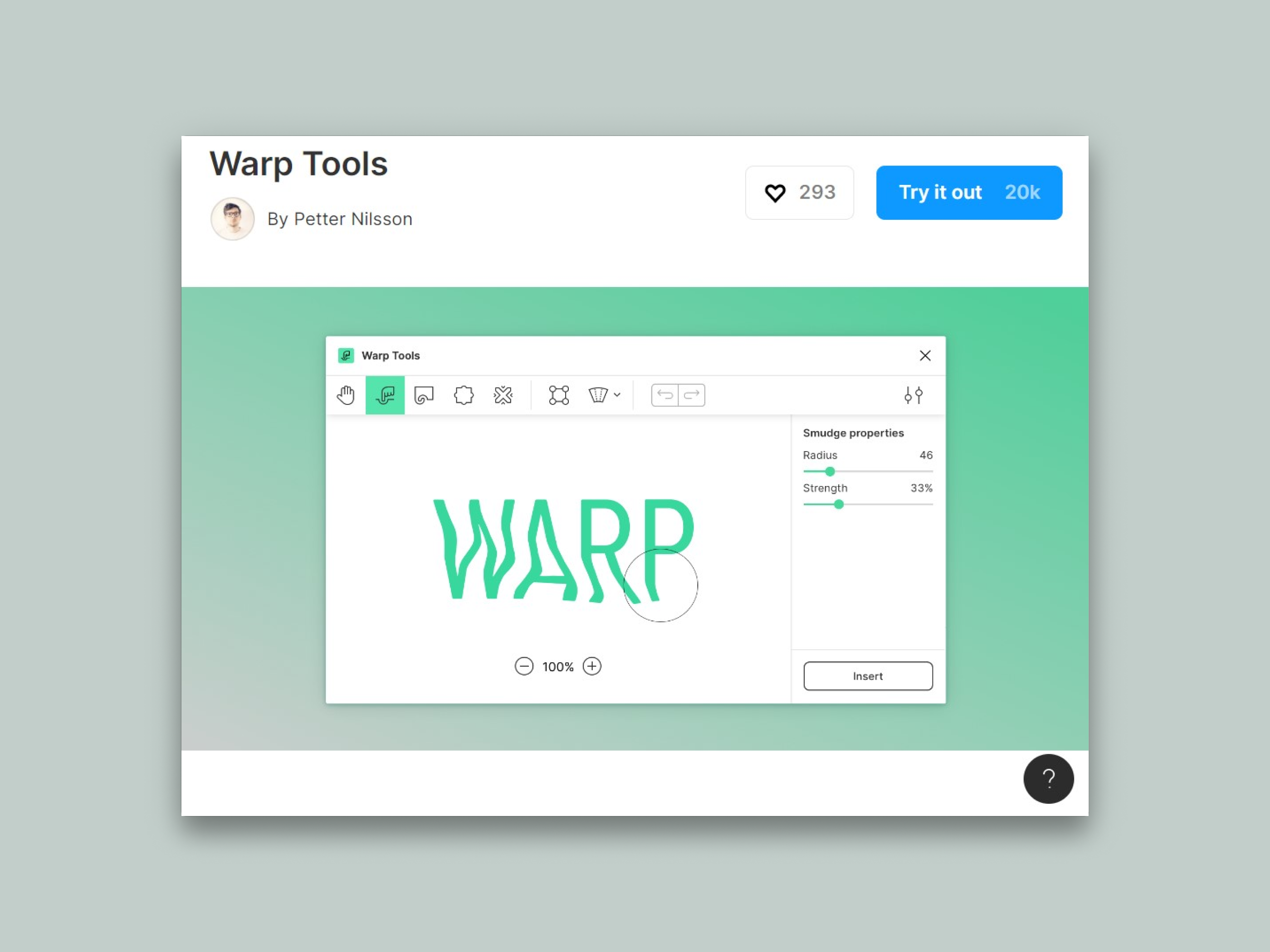 Warp Tools - A set of warp tools in Figma