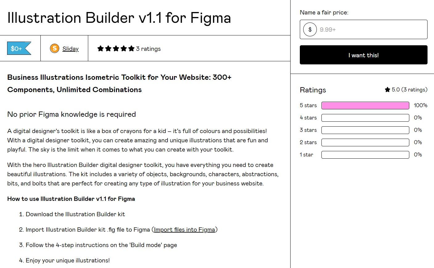 Illustration Builder for Figma - Toolkit with 300+ Components