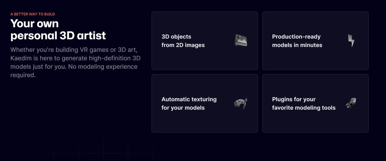 Kaedim 3D Texturing BETA - Automatically texture your generated 3D models