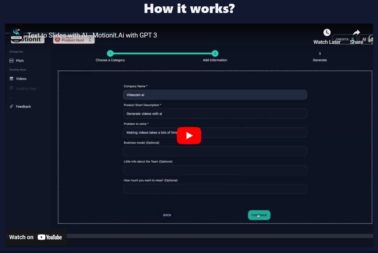 Motionit - Generate stunning Google Slides with AI