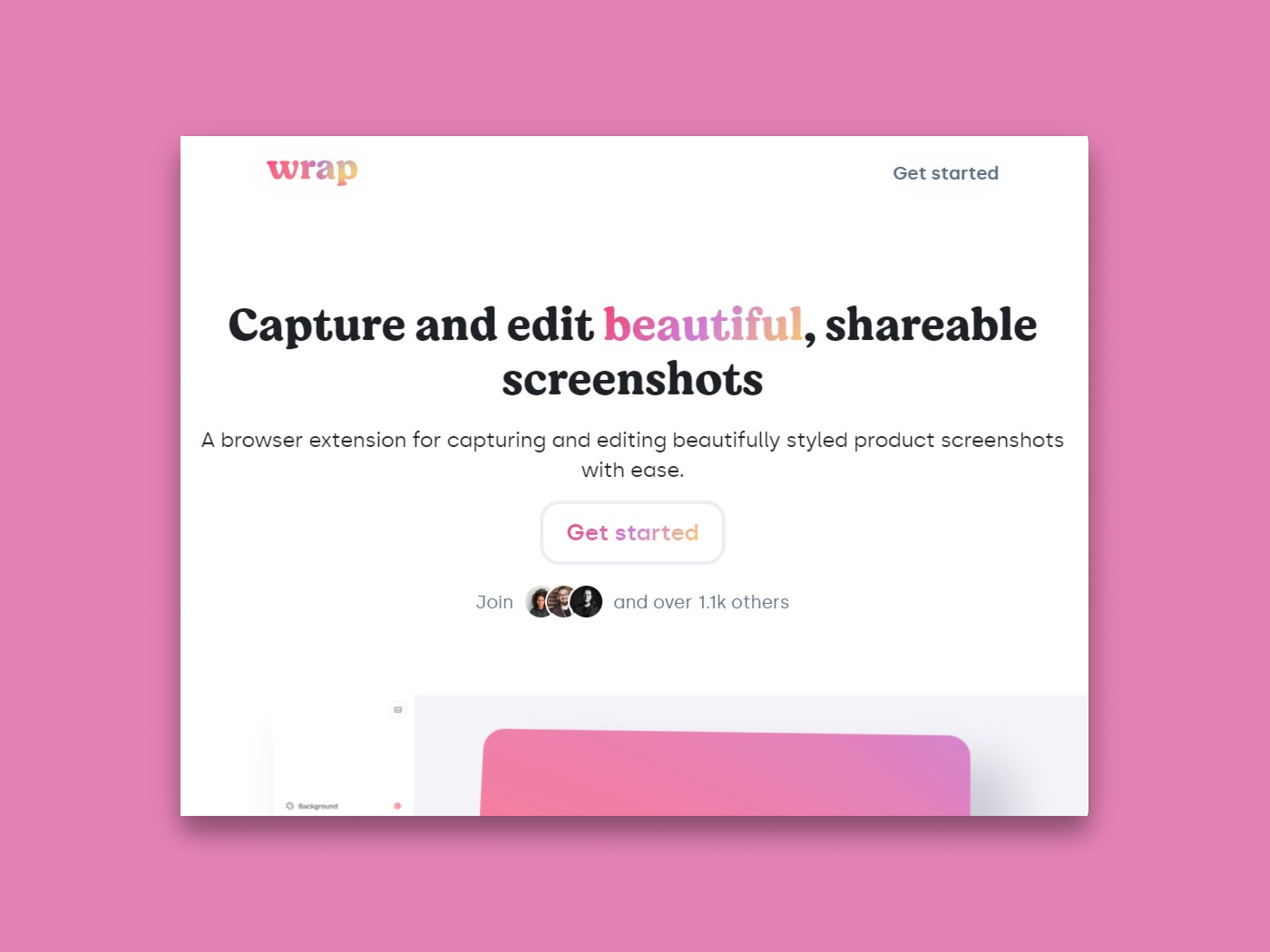 Wrap - Capture and edit product screenshots