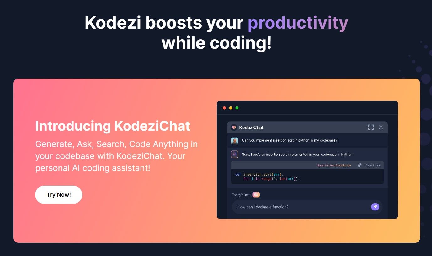 Kodezi 2.0 - Grammarly for developers