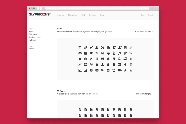 Glyphicons - Prototypr | Prototyping