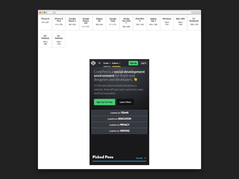 Responsive Design Checker - Prototypr | Prototyping | Prototypr Toolbox