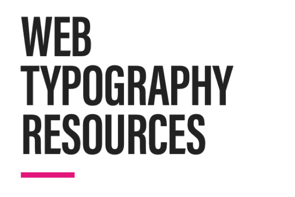 Web Typography Resources - Prototypr | Prototyping | Prototypr Toolbox