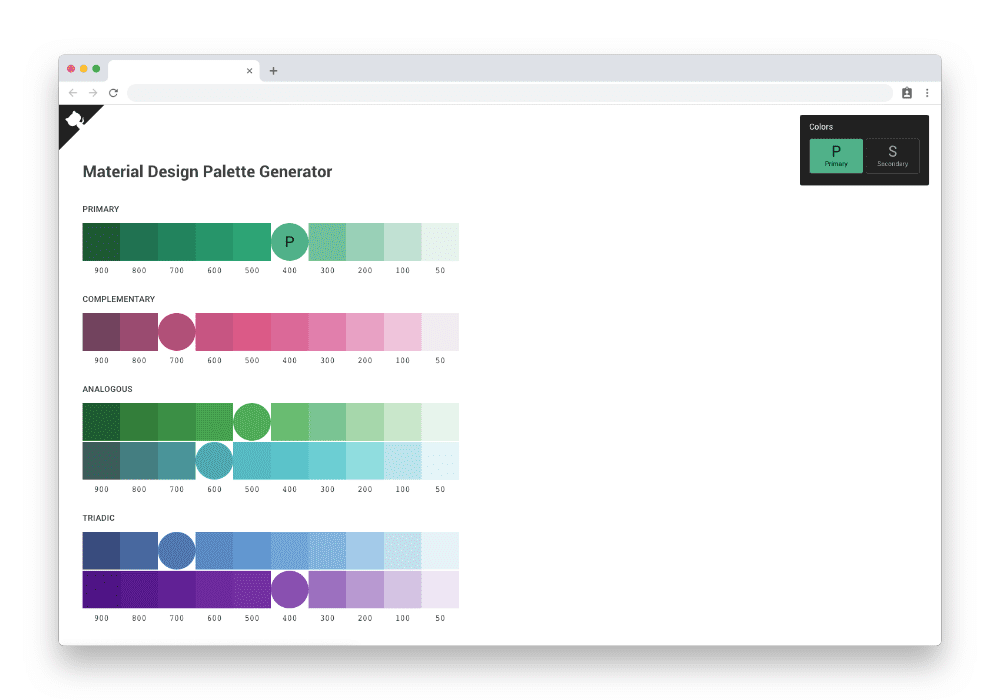 Material Design Palette Generator - Prototypr | Prototyping | Prototypr ...