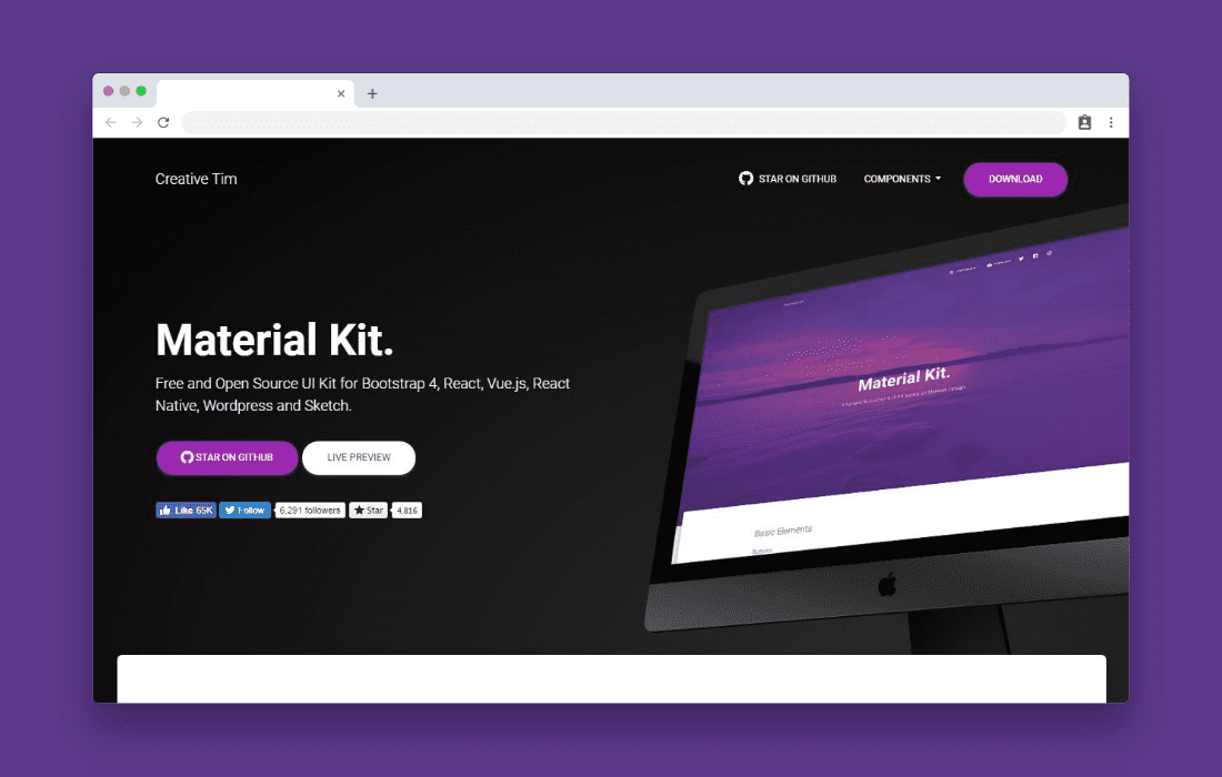 Material Kit - Free & Open Source UI Kit - Prototypr | Prototyping | Prototypr Toolbox