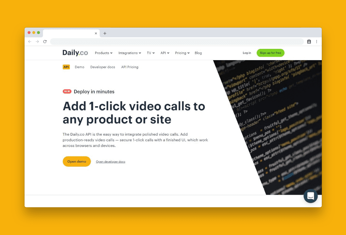 Daily.co Video Call API - Prototypr | Prototyping | Prototypr Toolbox