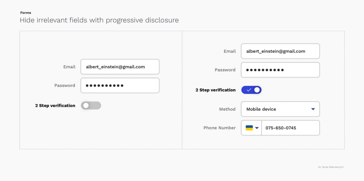 Text fields & Forms design — UI components series - Prototypr | Prototyping