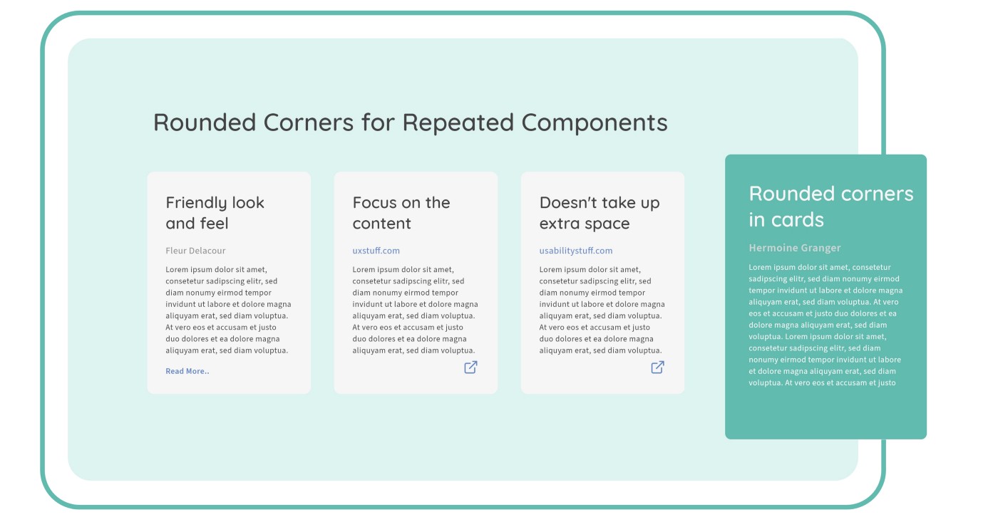 The Rounded User Experience – Rounded or Squared Corners?
