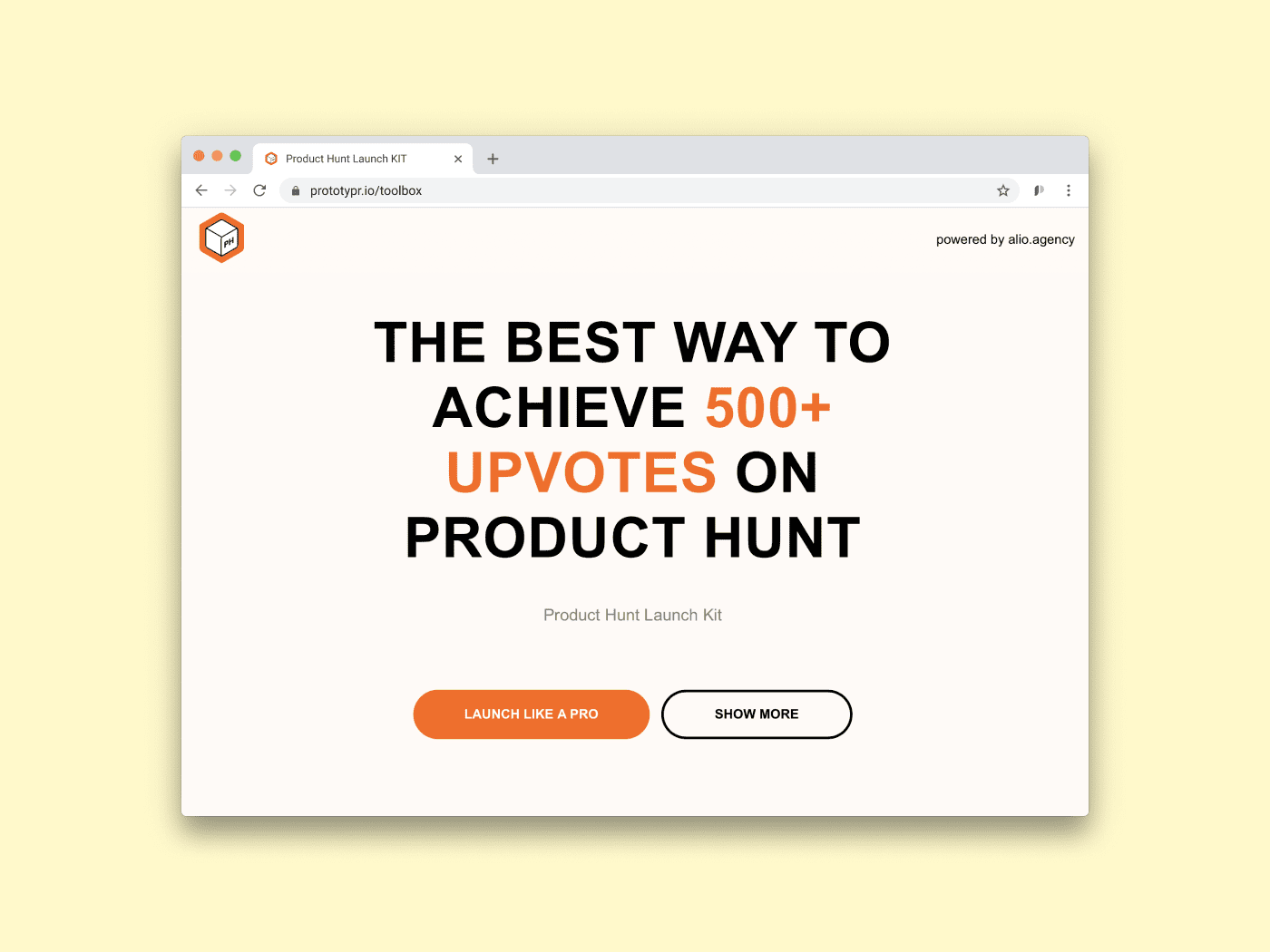 Product Hunt Launch Kit - A Go-To Pack for Indie Makers - Prototypr.io | Prototypr Toolbox
