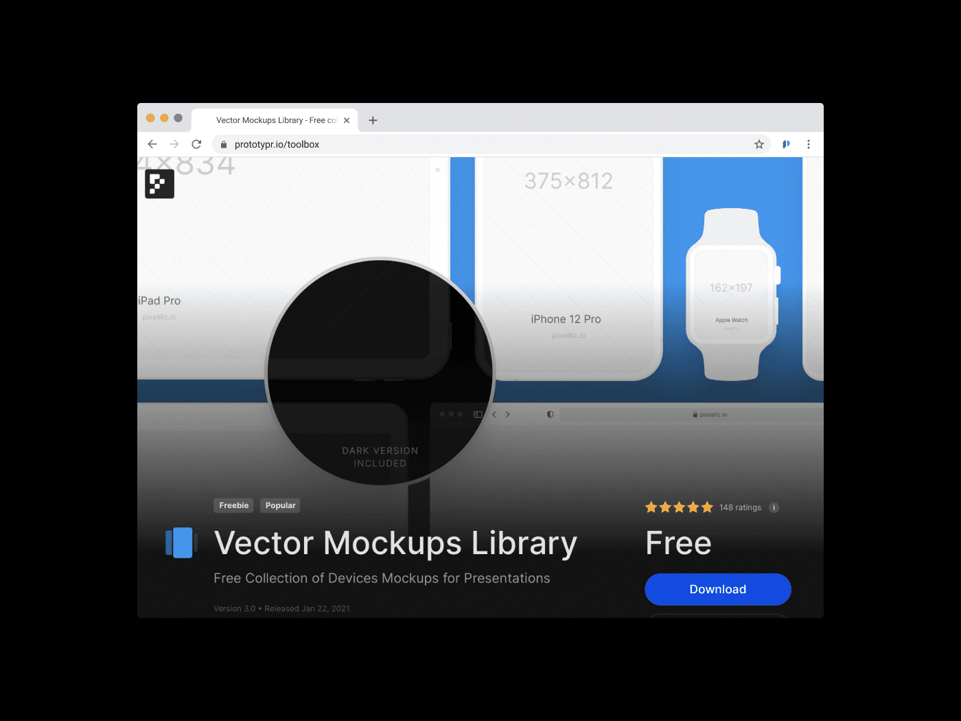 Vector Mockups Library - A Free Library of Popular Device Mockups ...