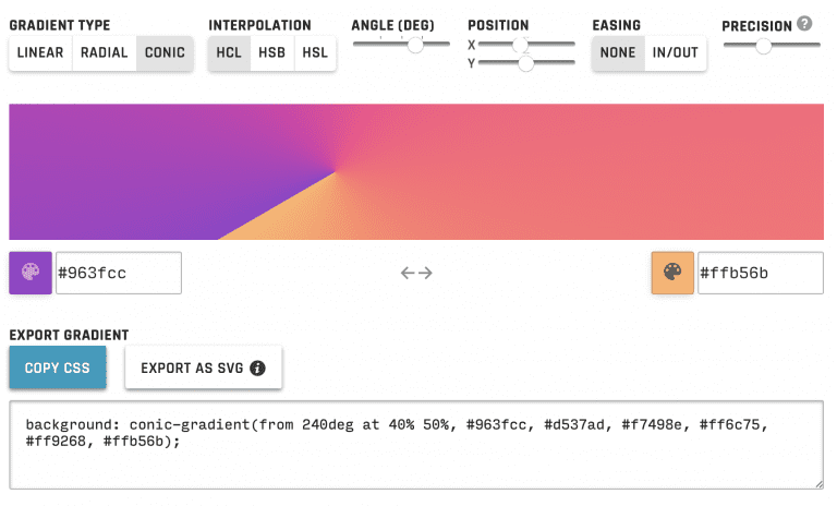 Gradient Generator - Create Awesome Gradients - Prototypr.io