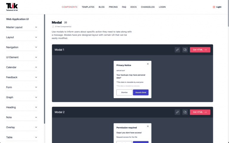 Tailwind Ui Kit The Biggest Library Of Tailwind Css Components