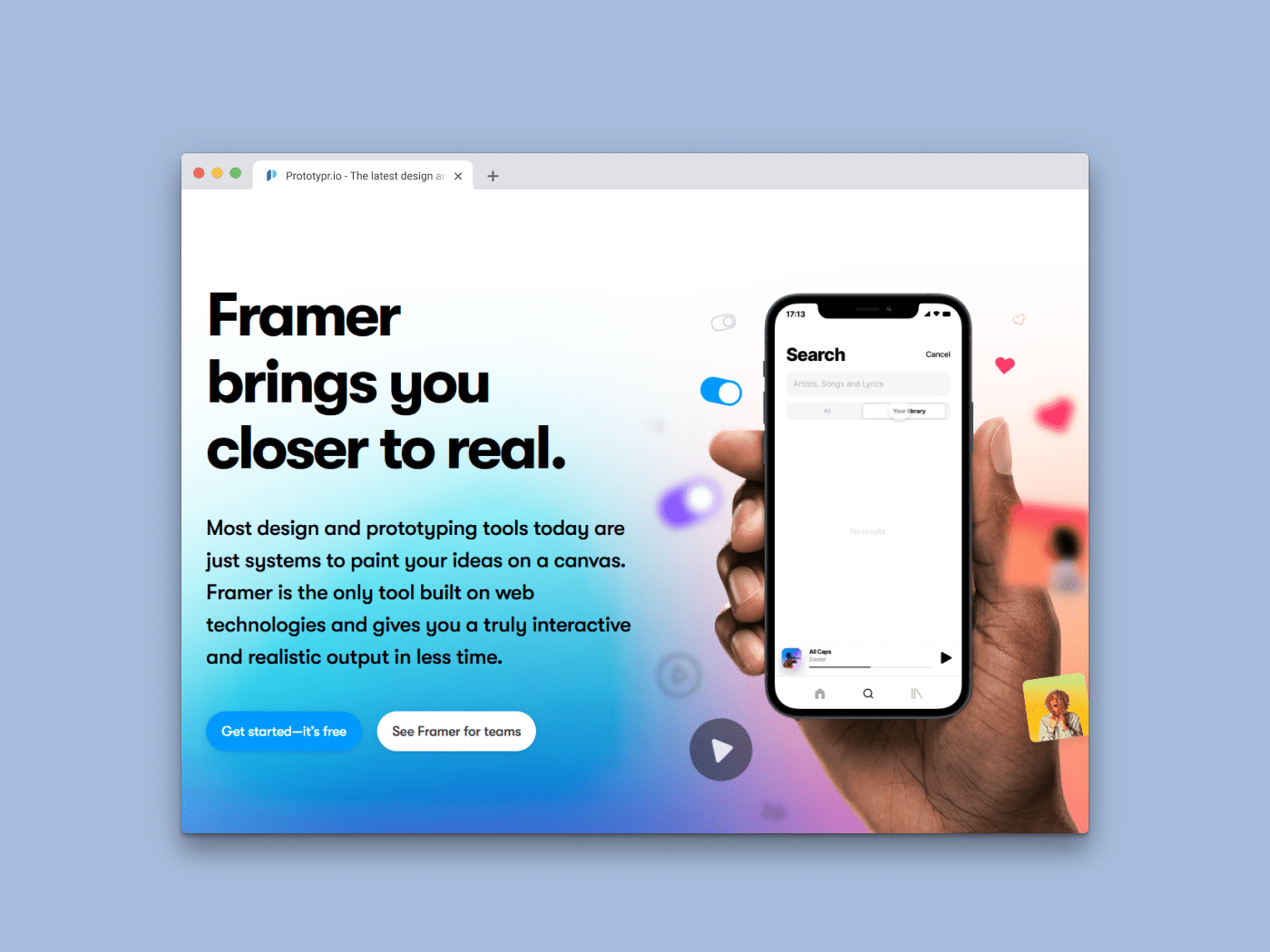 Framer App for Windows and Mac - Prototypr | Prototyping | Prototypr Toolbox