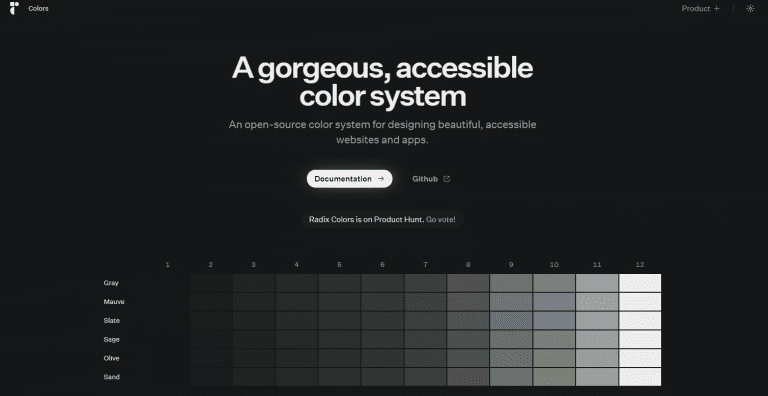 Radix Colors - A gorgeous, accessible color system
